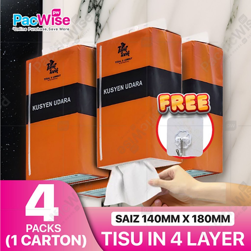 Soft facial Tissue Hanging /Tisu Gantung Dinding - 4 ply -Tarikx2 ...