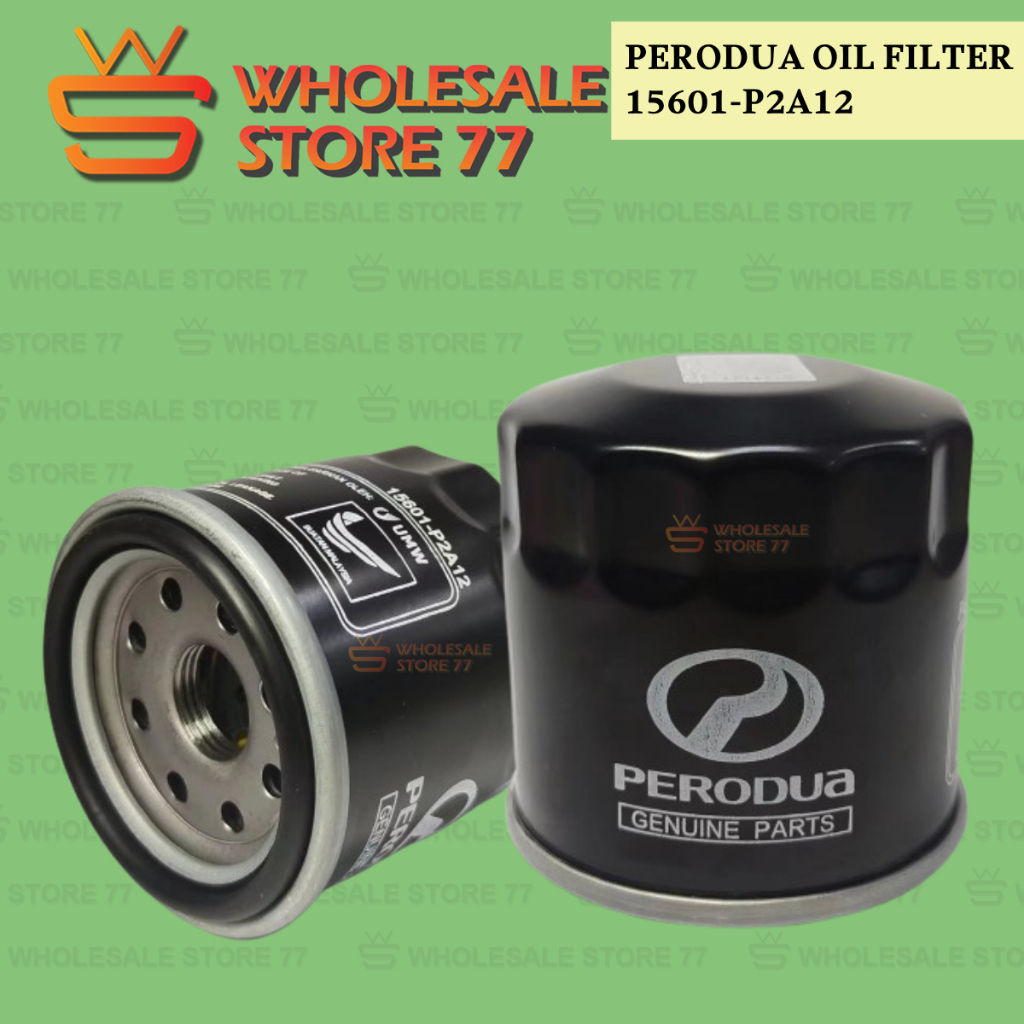 ORIGINAL | PERODUA OIL FILTER AXIA/ BEZZA/ ARUZ/ MYVI 2018~ 15601-P2A12 ...