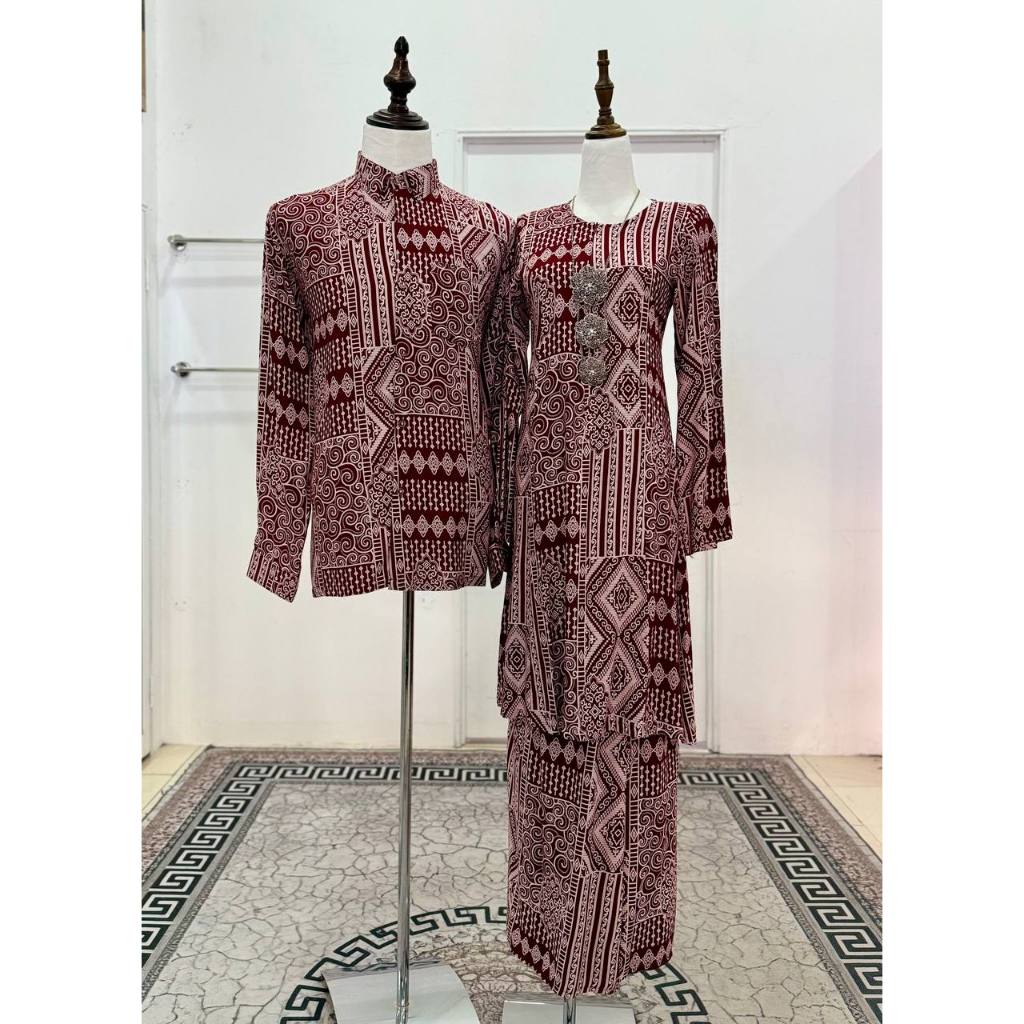 NEW COLLECTION BATIK/ SET SEDONDON KURUNG PAHANG / BATIK COTTON ...