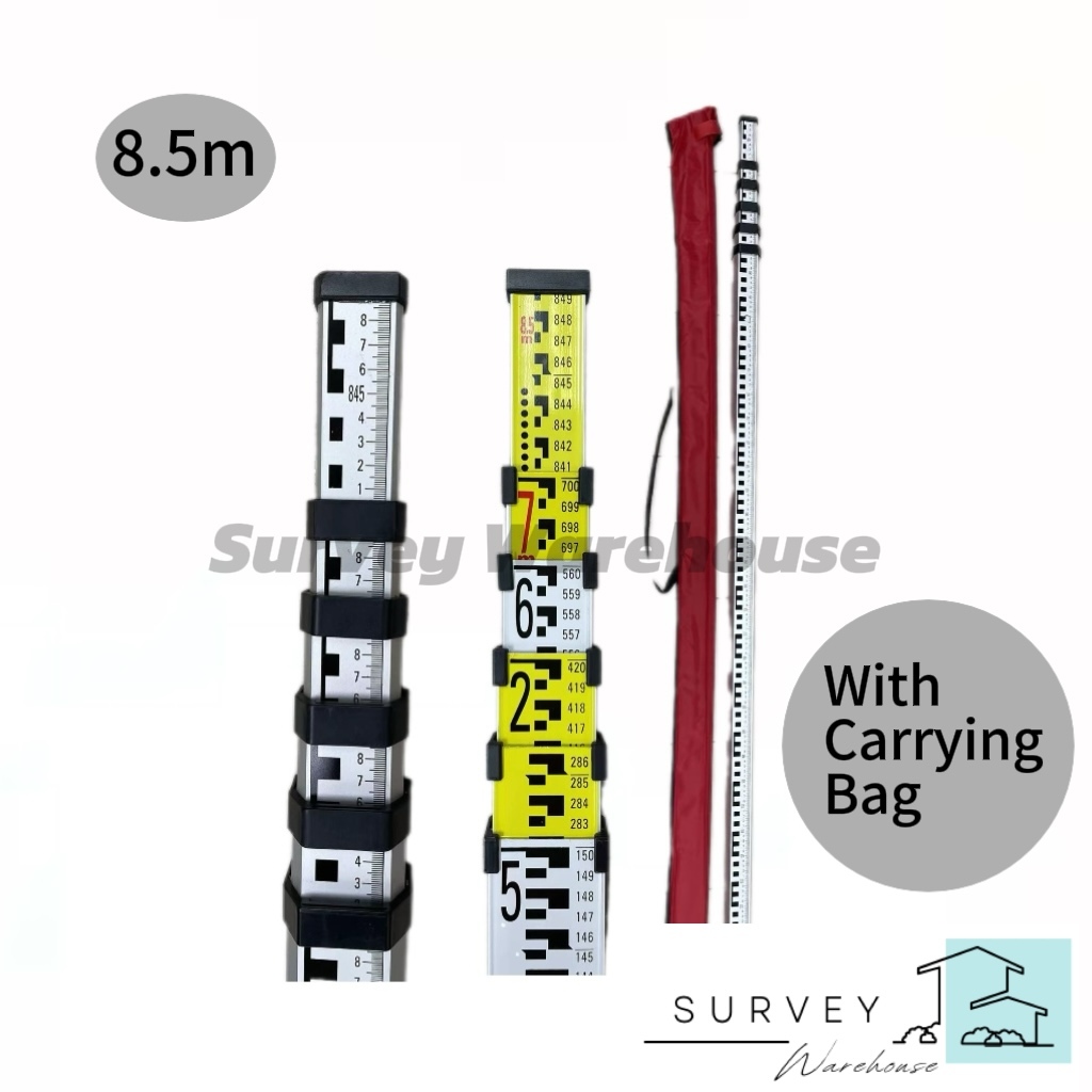 8.5m Meter Levelling Staff /Leveling Staff /Survey Staff /Aluminum ...