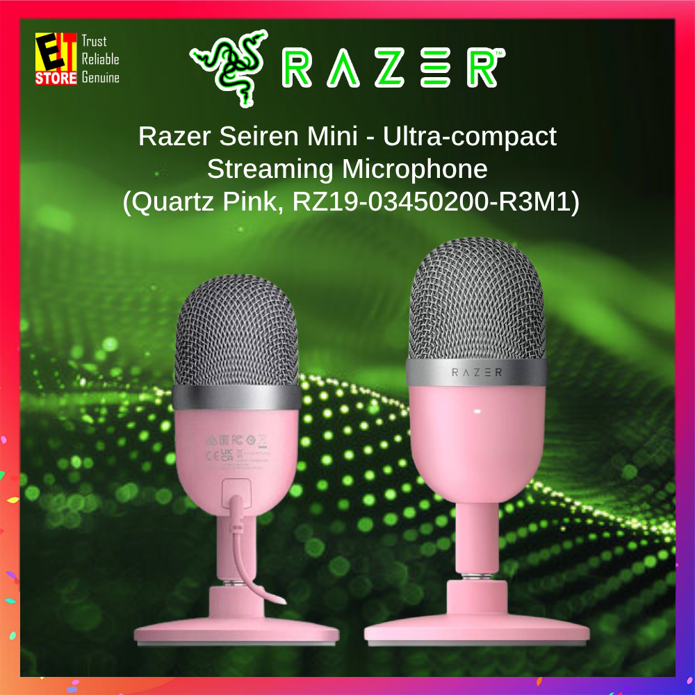 Razer Seiren Mini - Ultra-compact Streaming Microphone (Quartz Pink ...