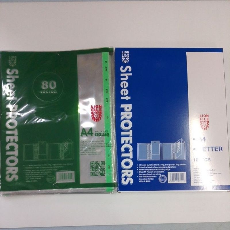 A4 PP sheet protector 10pcs / 100pcs sheet protector clear holder file ...