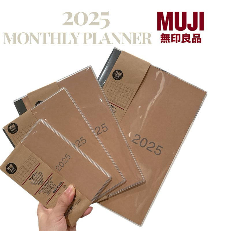 Muji Planner 2025 Planner（Monthly） Notebook Diary Note Book Writing ...