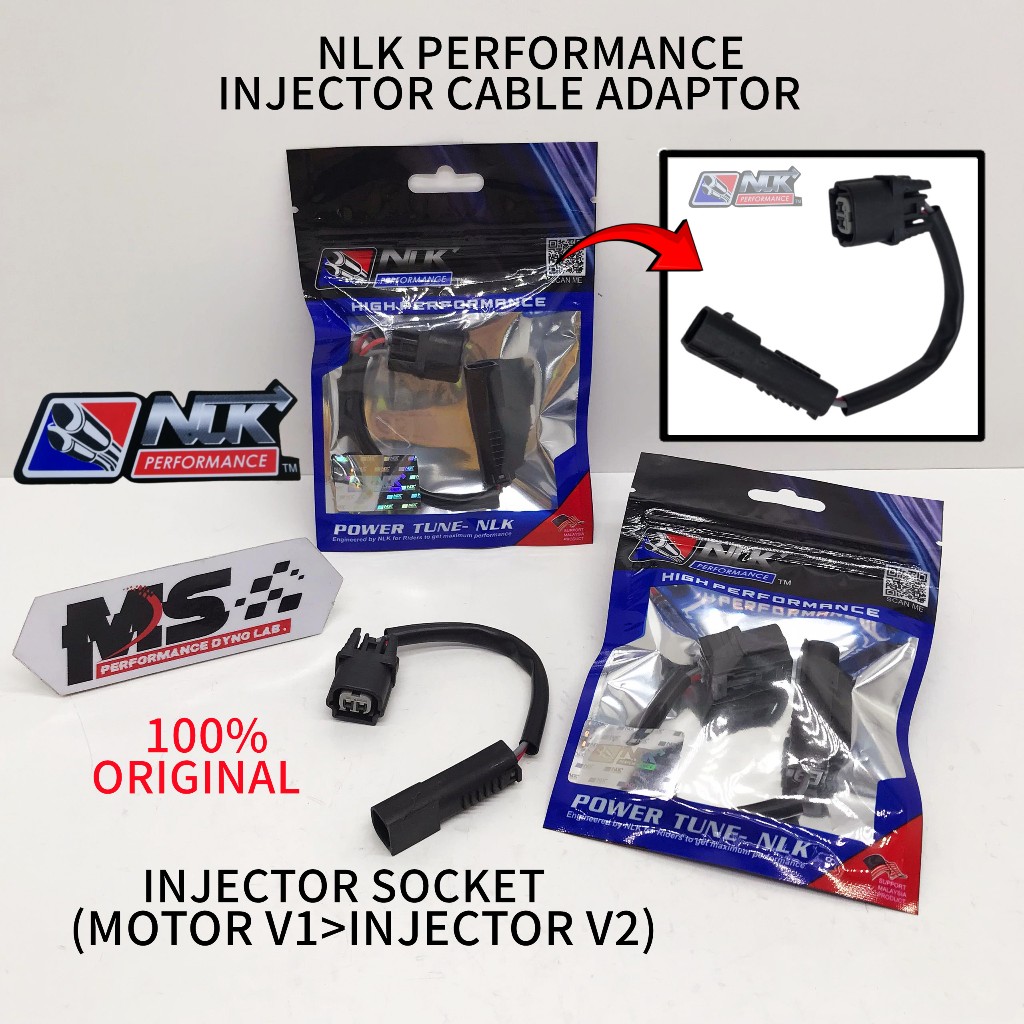 NLK Performance Injector Cable Adaptor/Injector Socket (For Motor V1 to ...