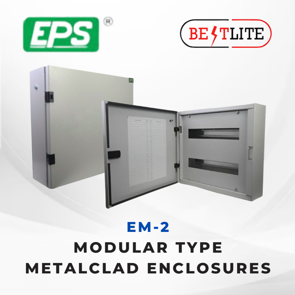 EPS EM-2 Metal Clad Enclosures DB Box 2Row 30Way Modular Type | Shopee Malaysia
