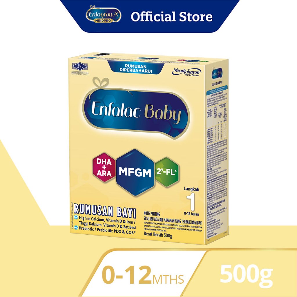 Enfalac Baby Step 1 Susu Bayi Milk Formula Powder (500g) | Shopee Malaysia