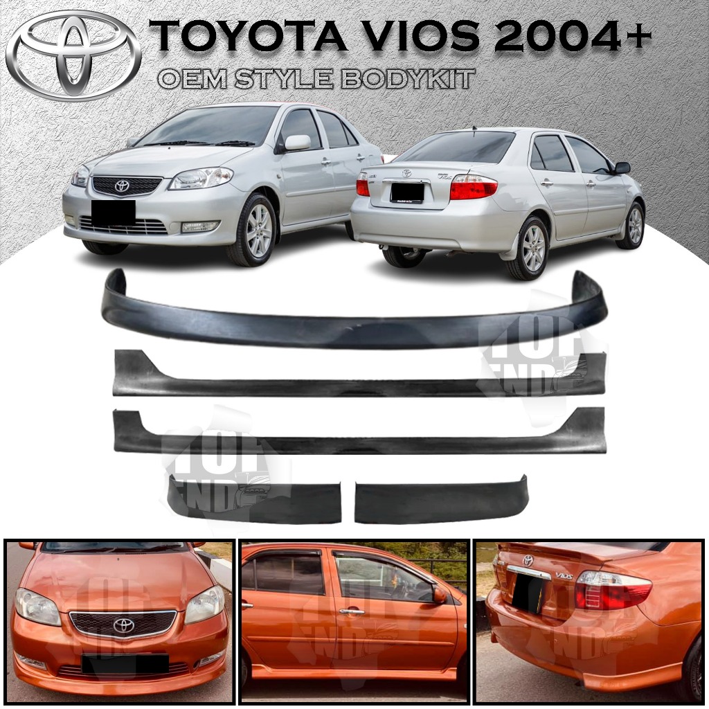 TOYOTA VIOS 2003-2005 OE FULLSET BODYKIT (OEM) SKIRT LIP FOR VIOS FIRST ...