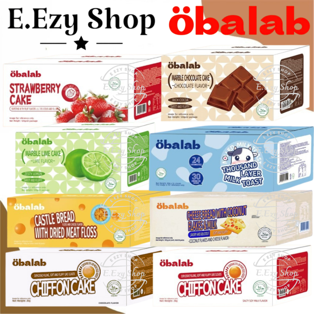 !CARTON! OBALAB CAKE & BREAD MARBLE CAKE CTN | Shopee Malaysia