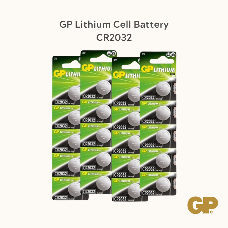 GP Lithium Cell Battery, CR2032 | Shopee Malaysia
