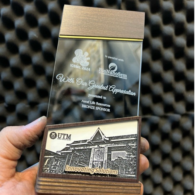 Hadiah Cenderahati A5 Plaque Lasercut UV Print - menarik - rare ...