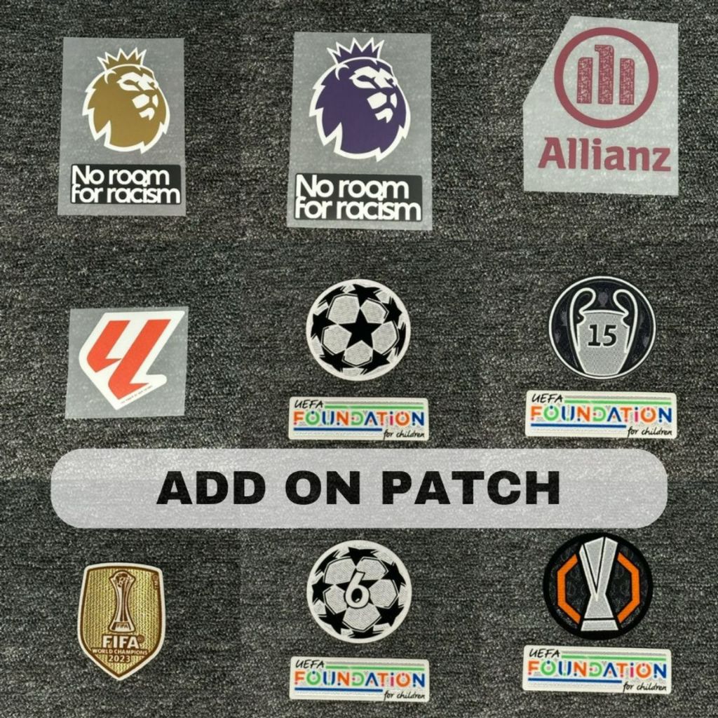 Custom Nameset / Add on Patch for Jersey | Shopee Malaysia