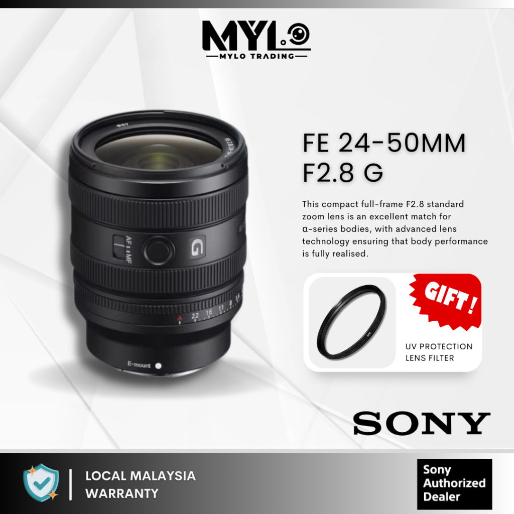 (READY STOCK) - Sony FE 24-50mm F2.8 G | Sony A7IV | A7III | A7V | A7CR ...