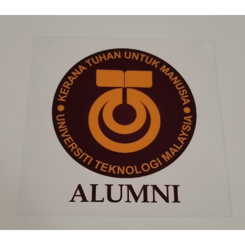 UTM Alumni Sticker tampal dalam | Shopee Malaysia
