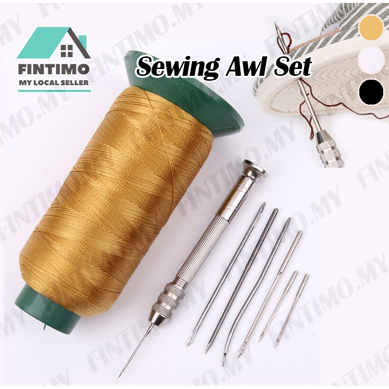 【MY】Leather Sewing Kit jarum jahit kasut kulit Tent Detachable Shoe ...