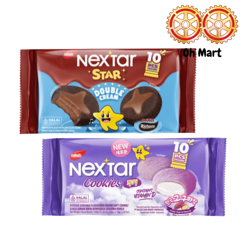 Nabati Nextar Cookies Double Richoco/Korean Goguma- 310g/340g | Shopee ...