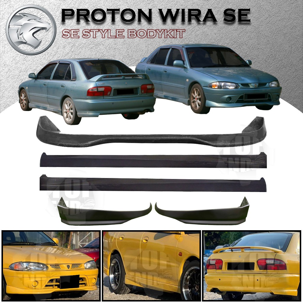 PROTON WIRA SEDAN SALOON AEROBACK SATRIA PUTRA SE LOOK FULLSET BODYKIT ...