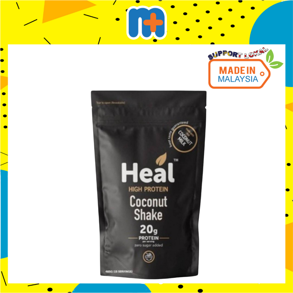 [MPLUS] HEAL High Protein Coconut Shake 465g | Shopee Malaysia