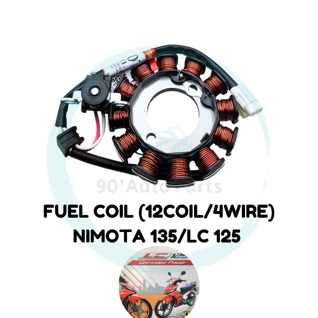 NIMOTA 135 LC 125 LC125 FUEL COIL MAGNET COIL STARTER COIL STARTOR COIL ...