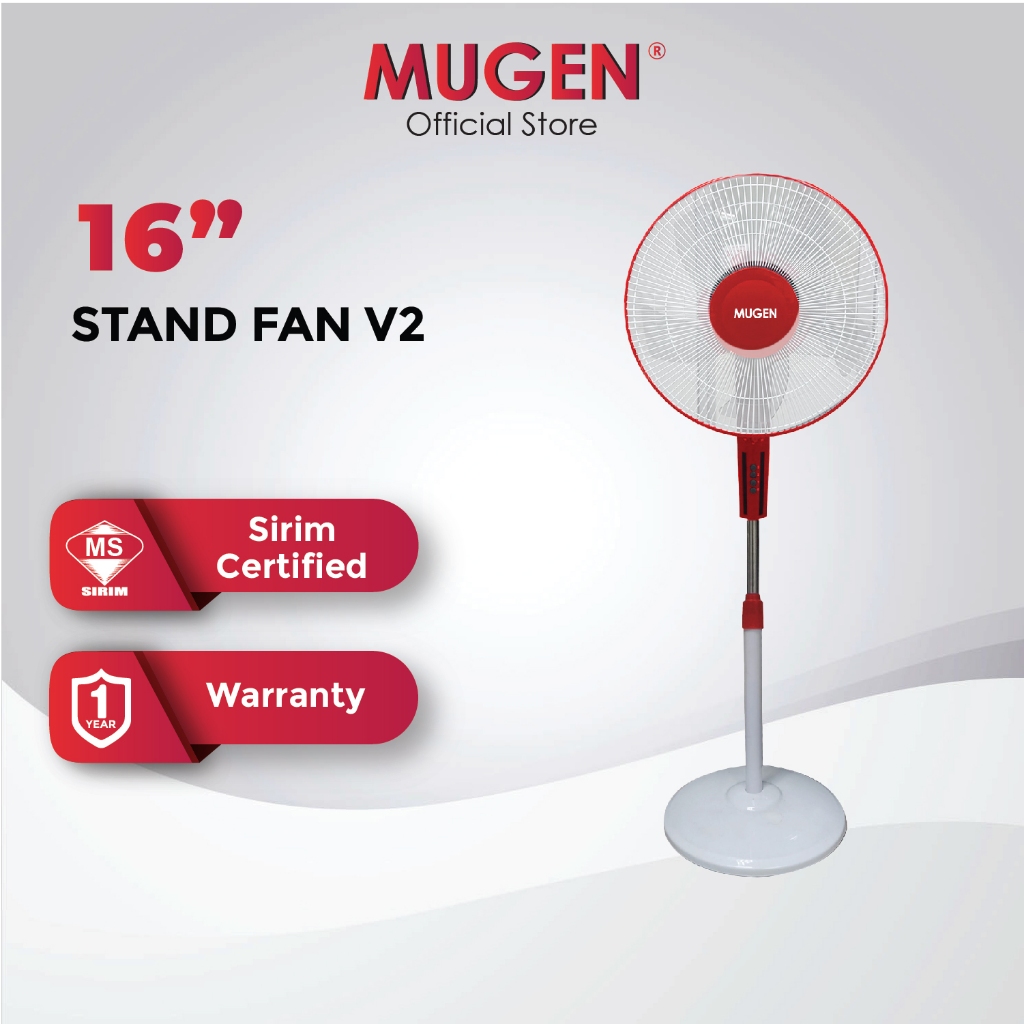 MUGEN Stand Fan V2 (16") MSF-2688 | Shopee Malaysia