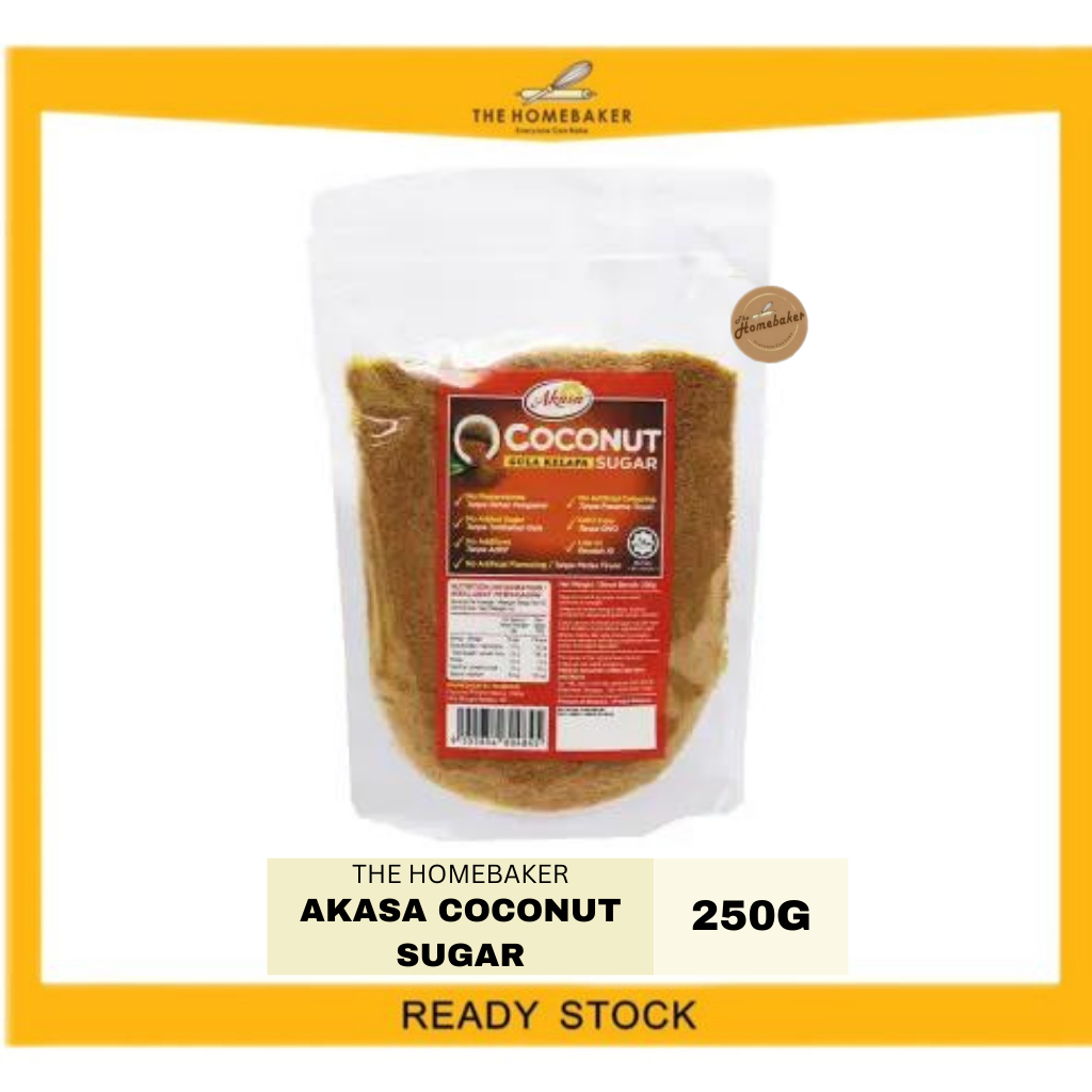 Akasa Coconut Sugar 250g/ Akasa Gula Melaka 200g 300g/ Halal/ Homebaker ...