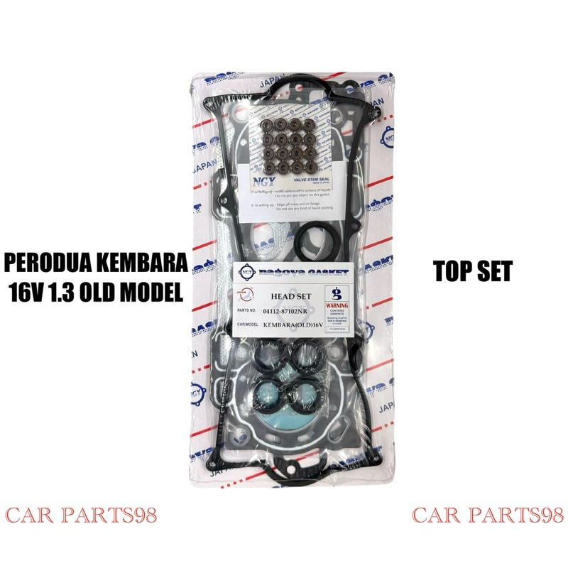 PERODUA KEMBARA 1.3 16V OLD MODEL OVERHAUL SET / TOP SET | Shopee Malaysia