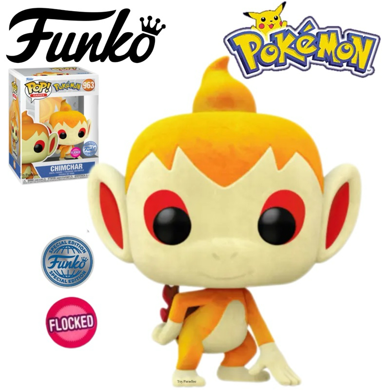 (Flocked)(Special Edition) Original Funko Pop Vinyl Figure Chimchar No ...