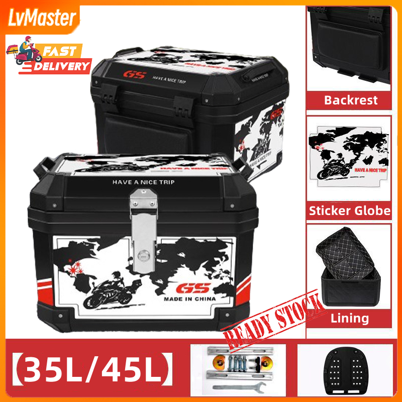 Box Motorcycle Box GSB 45L Box Top Box Motorcycle Design And Stlye ABS ...