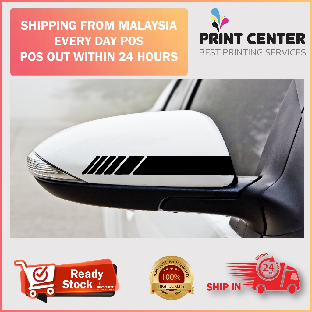 Side Mirror car sticker / 1 pair 2 pcs | Shopee Malaysia