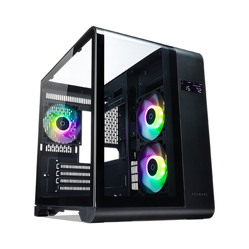 Tecware Arc M Argb Curved Tg Matx Case Black Shopee Malaysia