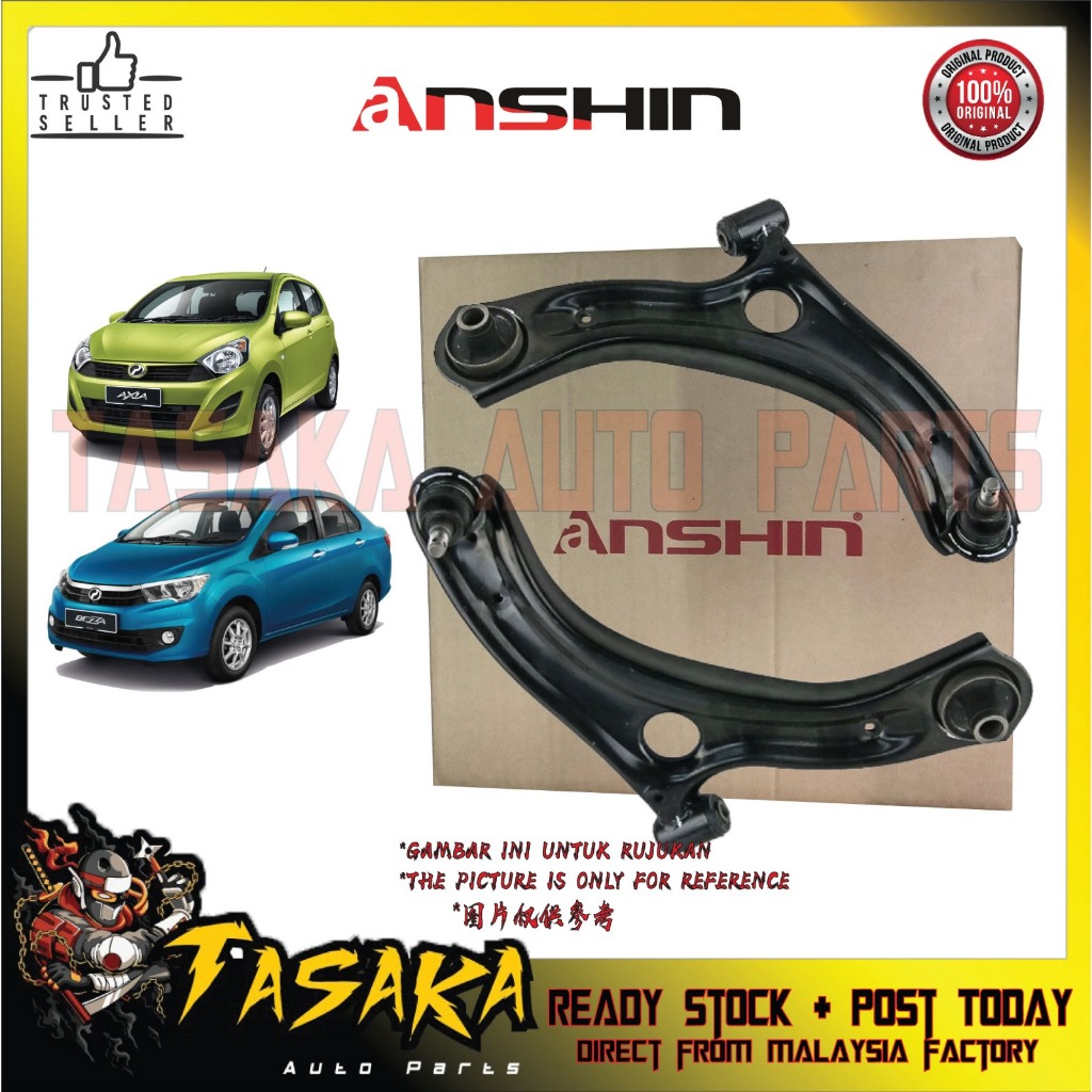 ANSHIN JAPAN & SAIKO FRONT LOWER ARM PERODUA AXIA D87A 1.0,BEZZA D63D 1 ...