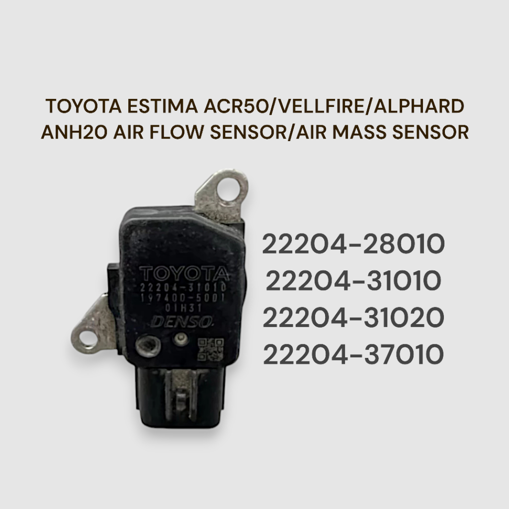 TOYOTA ESTIMA ACR50/VELLFIRE/ALPHARD ANH20 AIR FLOW SENSOR/AIR MASS ...