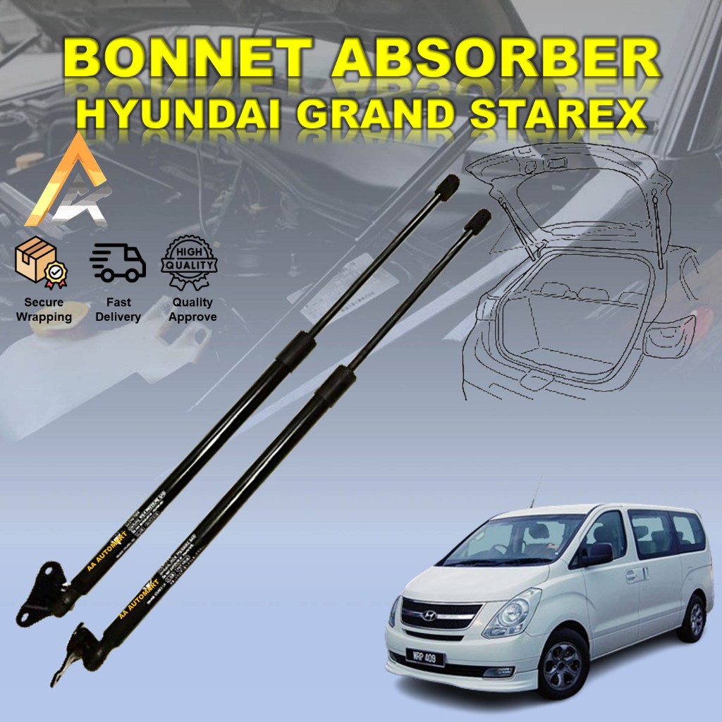 Hyundai Grand Starex Rear Bonnet Damper Rear Boot Absorber Right Left ...