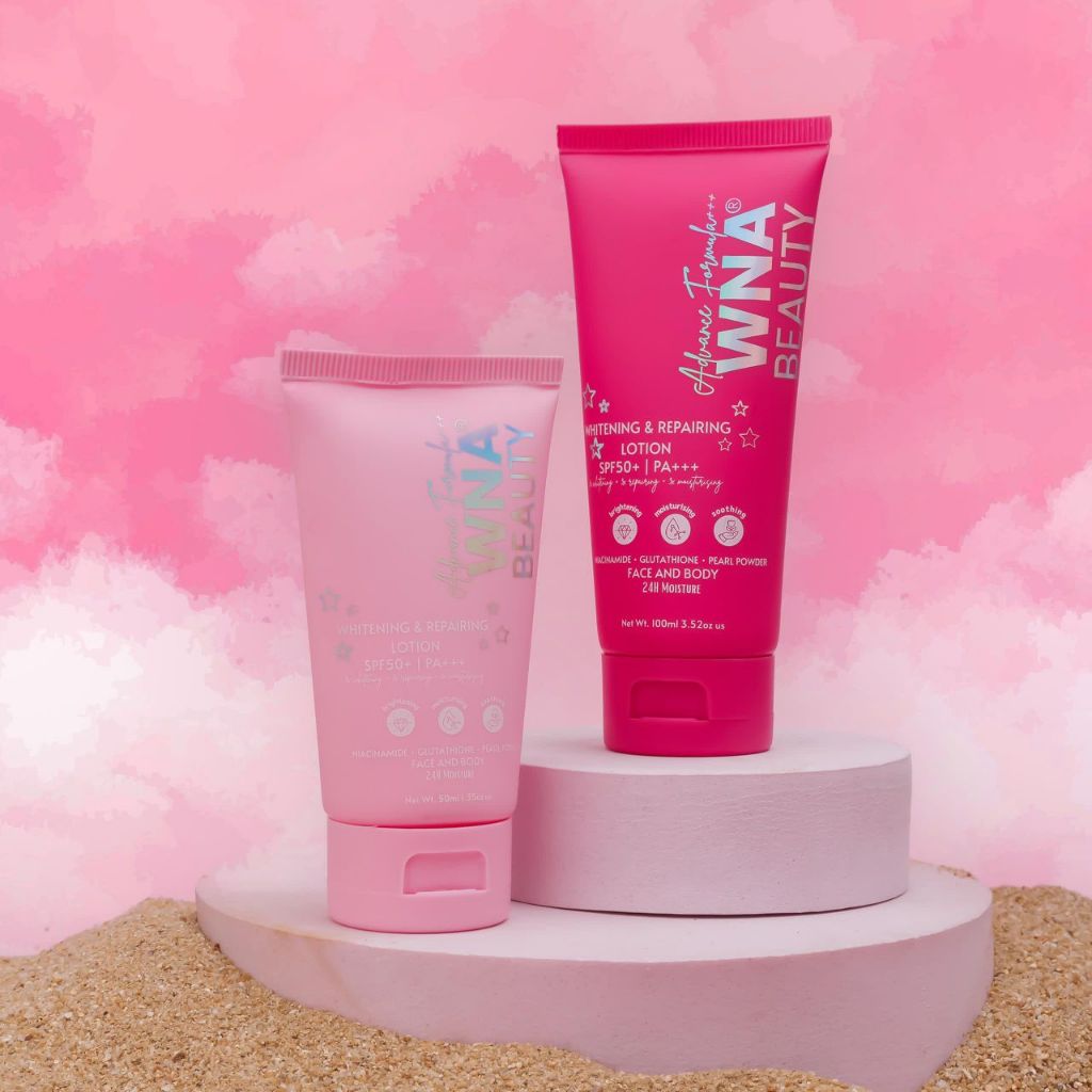 𝐖𝐍𝐀 𝐋𝐎𝐓𝐈𝐎𝐍 BEAUTY WHITENING & REPAIRING 50ML /100ML | Shopee Malaysia