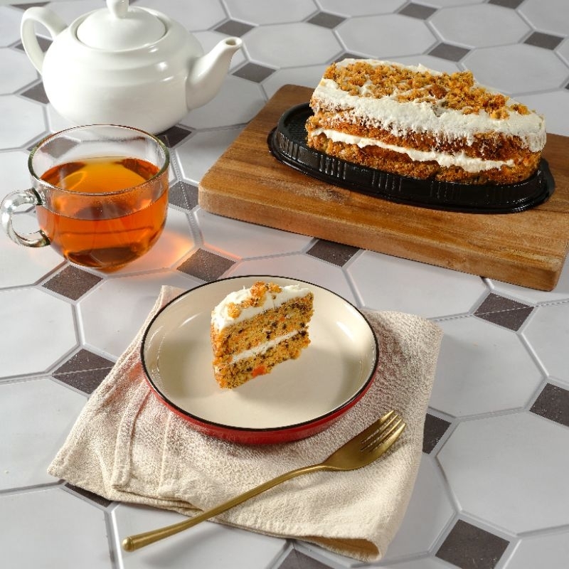 Less Sweet/Low Sugar/Kurang Manis Homemade Fresh Carrot Cake Moist ...