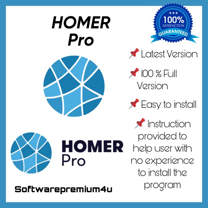 HOMER Pro 3.14.2 (2022) 🔥【Latest】🔥 | Shopee Malaysia