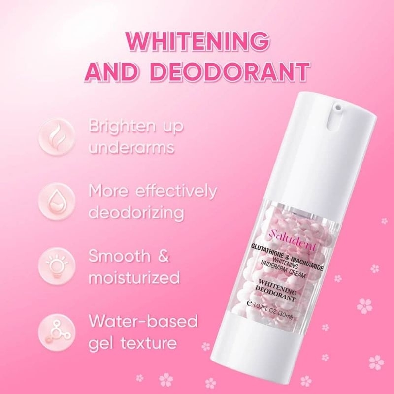 Saludent Glutathione Niacinamide Whitening Underarm Cream Whitening ...