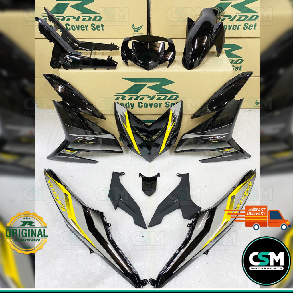 [READY STOCK] Coverset Bodyset Yamaha Exciter RC-150 Y15 Y15ZR V1 V2 Blue DNLGM1 Green Black ...