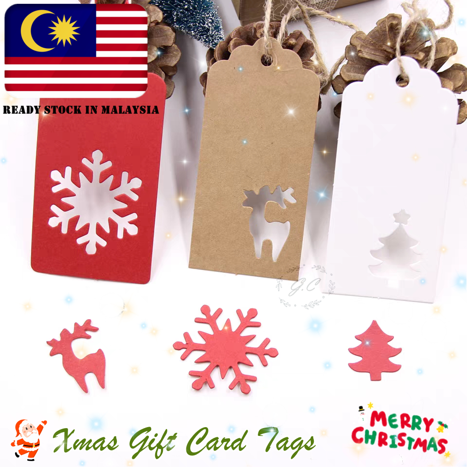🎄Xmas Special🎄 Creative Christmas Theme Gift Tags Set Hang Greetings ...