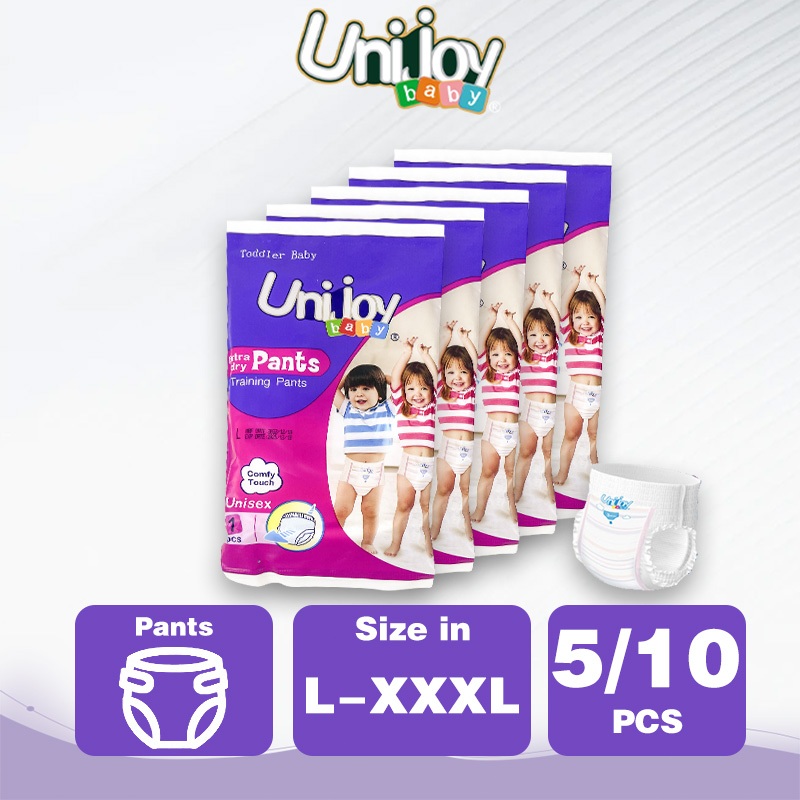 【Trial Pack】Unijoy Baby Diapers Highly Absorbent Newborn Diapers Lampin ...