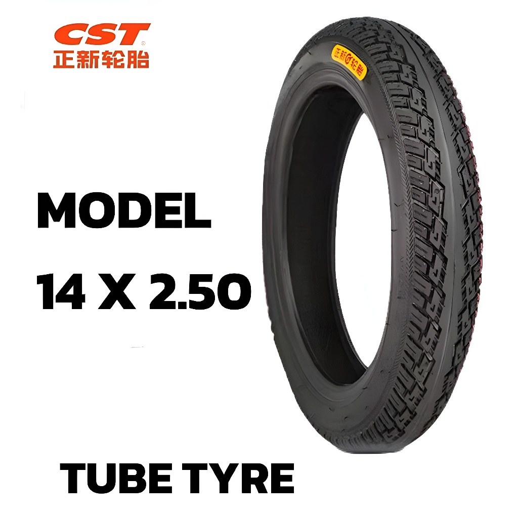 CST (TUBE) 14x2.50 TUBELESS TYRE ELECTRIC BICYCLE TAYAR EBIKE ELECTRIC ...