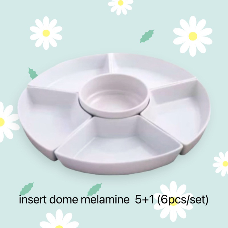 🔥READY STOCK🔥 SET INSERT DOME SAHAJA MELAMINE | PORCELAIN & STEINLESS ...