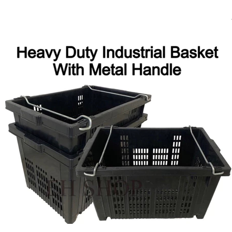 Heavy Duty Industrial Basket With Metal Handle 1034 / Durian Basket ...