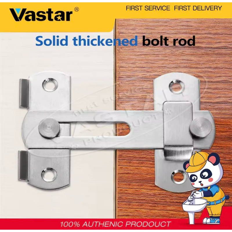 Vastar 1 Pcs Stainless Steel Swivel Bolt Door Latch Slug Lock for Slide ...