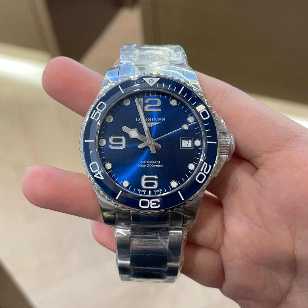 Longines HydroConquest Blue MB - 39mm | Shopee Malaysia