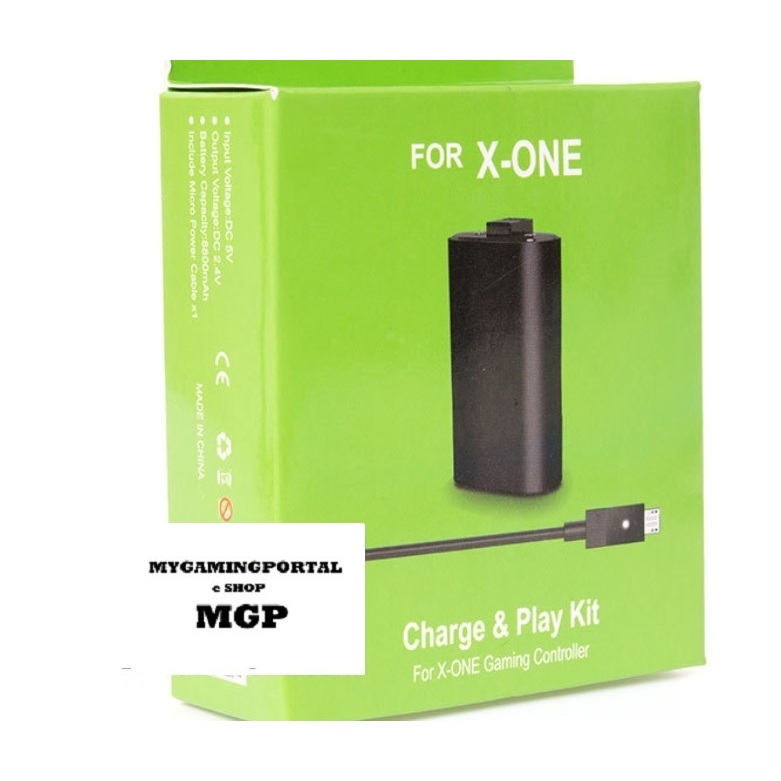 MGP XB1 CHARGE & PLAY KIT RECHARGEABLE REPLACEMENT BATTERY PACK WITH ...