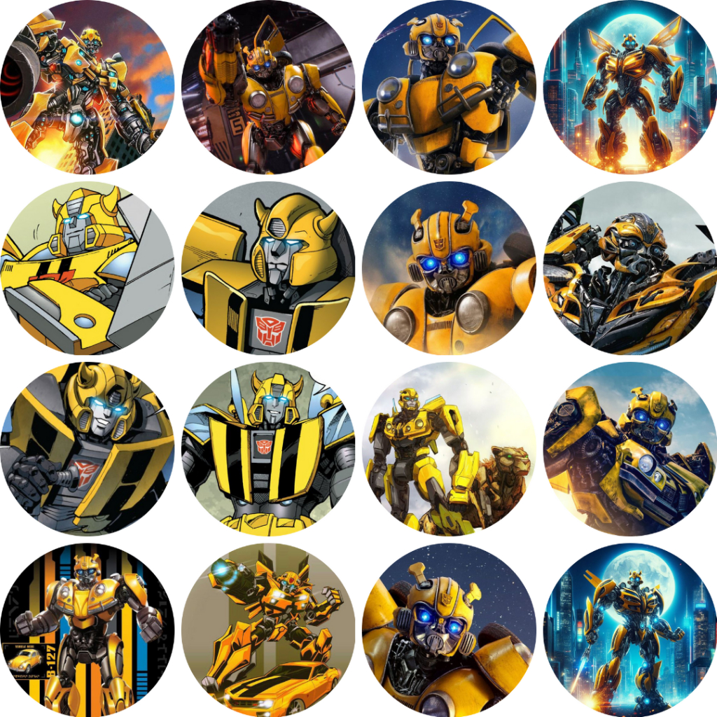 Transformers Bumblebee Button Badge 58mm | Shopee Malaysia