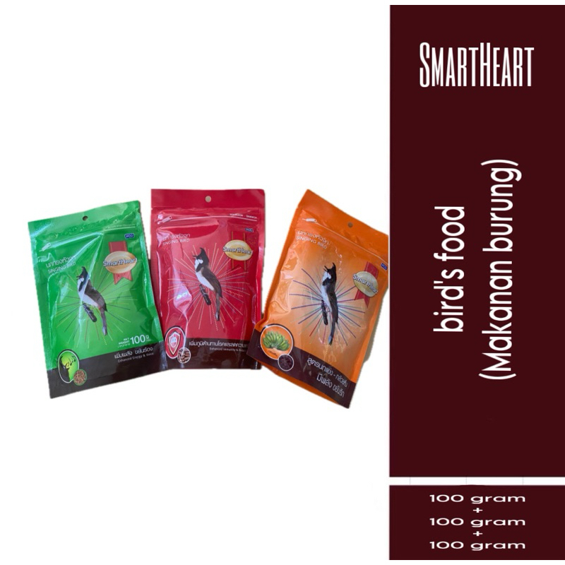 SmartHeart Bird’s Food (makanan burung) | Shopee Malaysia