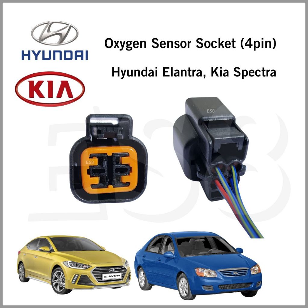 Hyundai Elantra, Kia Spectra Oxygen Sensor Socket (4pin) | Shopee Malaysia