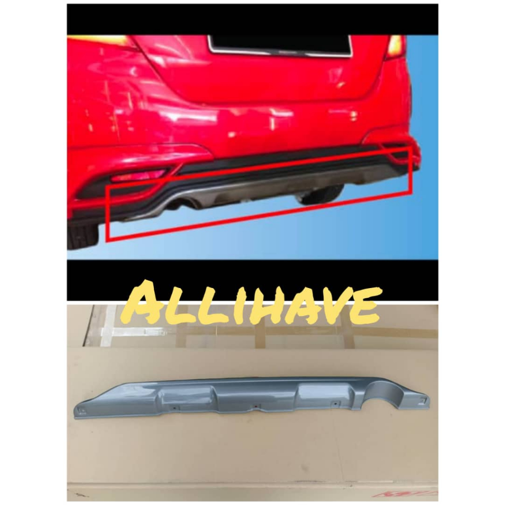 PERODUA BEZZA REAR DIFFUSER GEAR UP 2016-2019 | Shopee Malaysia