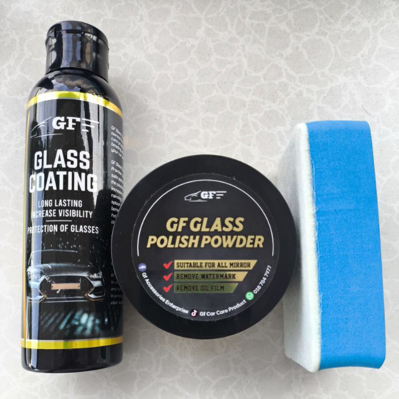GF Combo-I GF Glass Coating & Glass Polish Powder | Shopee Malaysia
